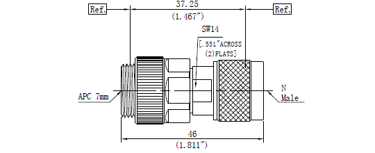 Network analyzer coaxial adapters APC-7 7mm In Stock: Sigatek.com